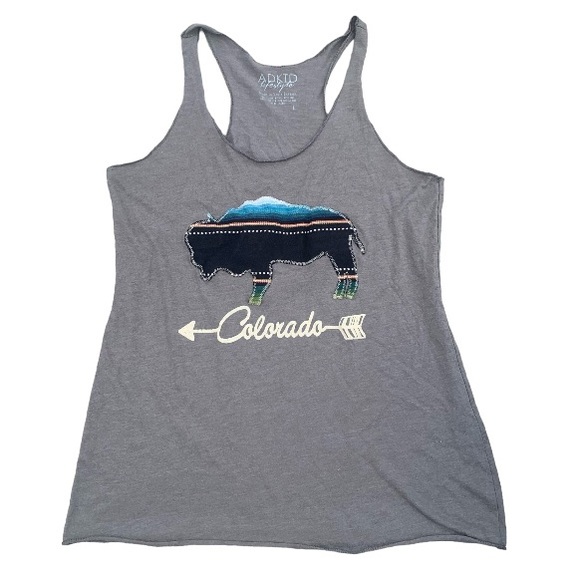 ADKTD | Tops | Colorado Bison Tank Womens Large Adktd Lifestyle | Poshmark